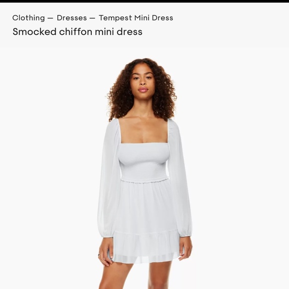 Aritzia | Dresses | Aritzia Wilfred Tempest Mini Dress | Poshmark